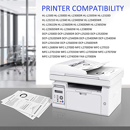 KCMYTONER Compatible Toner Cartridge Replacement for Brother TN660 TN630 TN-660 to use with HL-L2300D HL-L2320D HL-L2340DW HL-L2360DW HL-L2380DW DCP-L2540DW Printer - Black 1 Pack