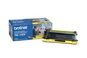 brother tn-110y dcp-9040 9042 9045 hl-4040 4050 4070 mfc-9440 9450 9840 toner -cartridge (yellow) in retail packaging