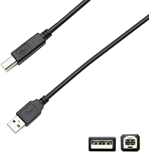 Printer Cable USB Cable Cord 10 Feet Compatible with Brother HL-L2380DW,HLL2390DW,HLL2395DW,HL-L2350DW,HL-L6200DW, HL-L5200DW,HL-L3230CDW,HL-L2300D,HL-L2320D,HL-L3290CDW,HL-L8360CDW