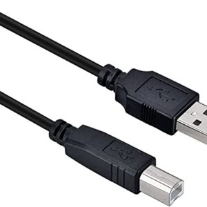 Printer Cable USB Cable Cord 10 Feet Compatible with Brother HL-L2380DW,HLL2390DW,HLL2395DW,HL-L2350DW,HL-L6200DW, HL-L5200DW,HL-L3230CDW,HL-L2300D,HL-L2320D,HL-L3290CDW,HL-L8360CDW