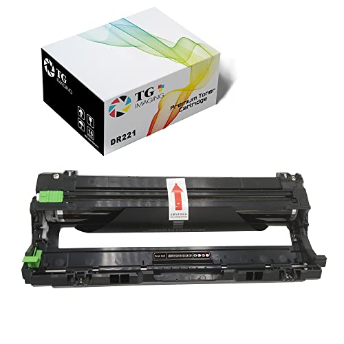 TG Imaging (1xDrum) Replacement for Brother DR221 DR221CL DR 221 Drum Unit for Toner TN221 TN225 for use in MFC-9130CW MFC-9330CDW MFC-9340CDW HL-3140CW HL-3150CW HL-3170CDW HL-3180CDW Laser Printer