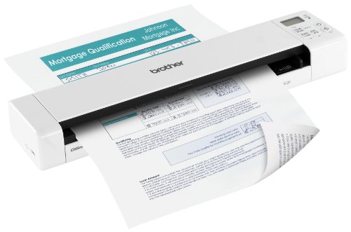 Brother Wireless Mobile Color Page Scanner, DS-920W, Wi-Fi Transfer, Fast Scanning Speeds, Compact and Lightweight