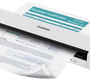 Brother Wireless Mobile Color Page Scanner, DS-920W, Wi-Fi Transfer, Fast Scanning Speeds, Compact and Lightweight