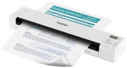 Brother Wireless Mobile Color Page Scanner, DS-920W, Wi-Fi Transfer, Fast Scanning Speeds, Compact and Lightweight