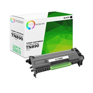 TCT Premium Compatible Toner Cartridge Replacement for Brother TN890 TN-890 Black Ultra High Yield Works with Brother HL-L6400DW L6400DWT L6250DW, MFC-L6900DW L6750DW Printers (15,000 Pages) - 2 Pack