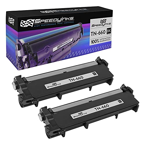 SPEEDYINKS Compatible Toner Cartridge Replacement for Brother TN660 TN-660 TN630 High Yield (Black 2-Pack) for DCP-L2520DW DCP-L2540DW HL-L2300D HL-L2340DW HL-L2360DW HL-L2380DW MFCL2707DW MFC-L2720DW