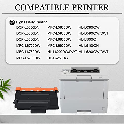 Shribbery High Yield Compatible TN850 Toner Cartridge Replacement for Brother DCP-L5500DN DCP-L5600DN MFC-L5700DW HL-L5000D MFC-L5800DW MFC-L5850DW HL-L5100DN Printer (Black,1-Pack)