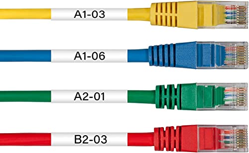 Cruxer 10 Pack Label Tape Compatible for Brother HSe-221 HSe221 HS-221 HS221 Heat Shrink Tube, Black on White for PT-E300 PT-E500 PT-P710BT P700 PT-P750WVP P900 Label Printer (0.34'' 8.8mm)