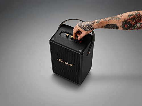 Marshall Tufton Bluetooth Speaker, Black & Brass