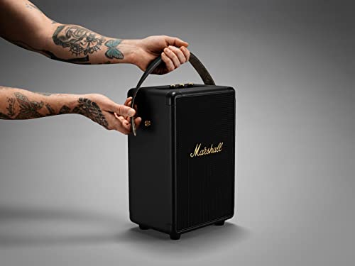 Marshall Tufton Bluetooth Speaker, Black & Brass