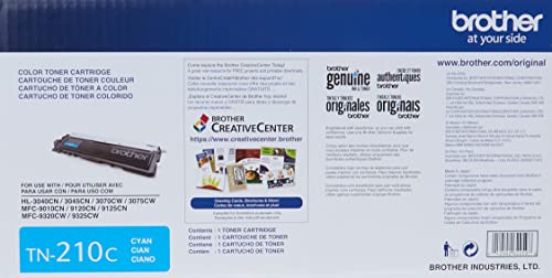 Brother® TN-210C Cyan Toner Cartridge