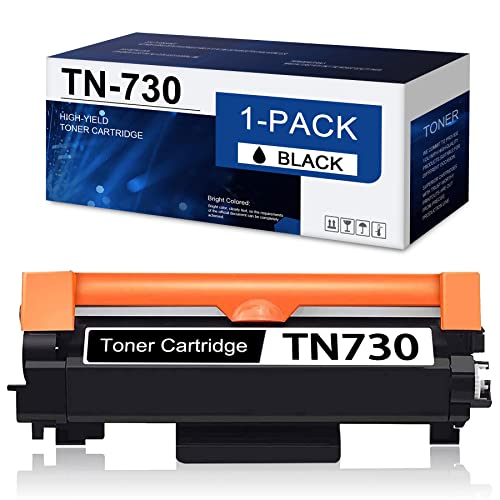 IFY (1-Pack, Black) TN730 TN 730 Toner Cartridge Compatible Replacement for Brother DCP-L2550DW MFC-L2710DW HL-L2350DW L2370DW L2370DWXL L2390DW L2395DW Printer Toner Cartridge - Sold by Yifanink