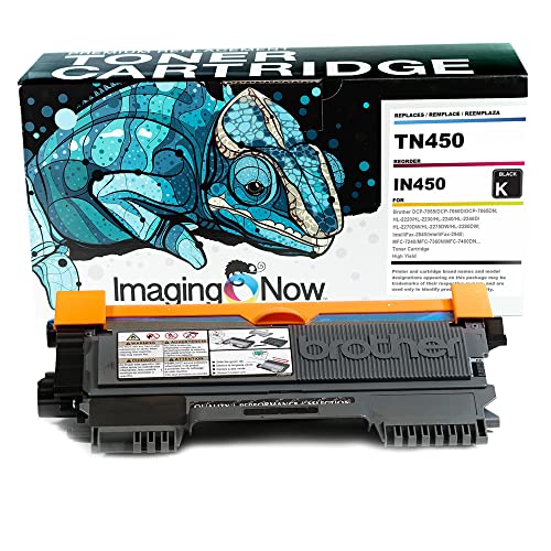 IMAGINGNOW – Eco-Friendly Toner Compatible with Brother OEM TN-450 – Premium Cartridge Replacement, Page Yield Up to 2,600 Pages