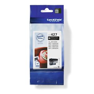 original brother lc-427bk black ink cartridge for mfc-j5955dw mfc-j6955dw mfc-j6957dw hl-j6010dw standard