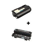 (2 Pack) Compatible with Brother, Set of TN-430 Toner Cartridge, DR-400 Drum Unit - 1 of Each