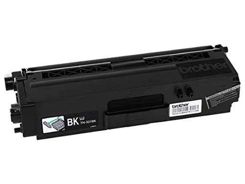 Brother Genuine TN-331BK (TN331BK) Black Laser Toner Cartridge 2-Pack