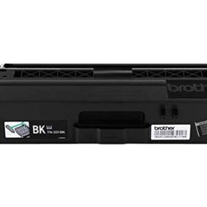 Brother Genuine TN-331BK (TN331BK) Black Laser Toner Cartridge 2-Pack