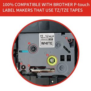 10 x Label Tape Compatible with Brother P-Touch Label Maker Tape TZe-231 12mm 0.47 Labeller Tape for Brother Label Printer P-Touch Cube PT-D210 H110 D600 P1230PC P700BT H111 D400 E500 P300BT E110