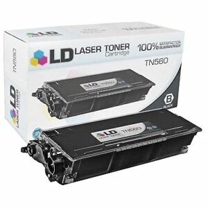 LD Products Compatible Toner Cartridge & Drum Unit Replacements for Brother TN-560 High Yield & DR-500 (1 Toner, 1 Drum, 2-Pack)