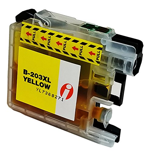 INK4WORK 4 Pack Replacement Ink Cartridge for Brother LC203 XL LC203XL (1 Black, 1 Cyan, 1 Magenta, 1 Yellow) for MFC-J460DW MFC-J480DW MFC-J485DW MFC-J680DW MFC-J880DW MFC-J885DW