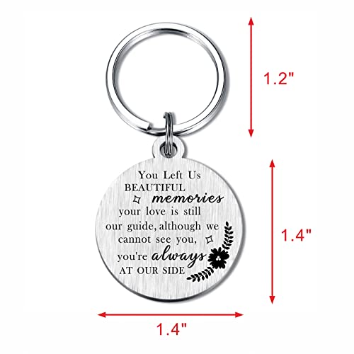 Resdink Brother Memorial Gifts, Memory Gift for Loss of Brother, Sympathy Gifts for Loss of Brother Bereavement Grief Keychain, in Remembrance of Brother Died Gift, Grave Decoration Memorial Brother