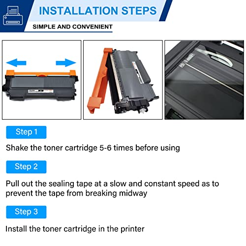 TN450 High Yield Toner Cartridge Compatible TN-450 Black Replacement for Brother TN450 TN-450 for Brother DCP-7060D DCP-7065D MFC-7240 MFC-7360N MFC-7365DN MFC-7460DN Printer Toner.(Black 1 Pack)