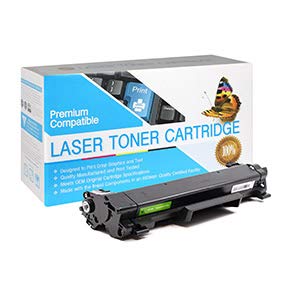 MS imaging Supply Laser Toner Catridge Replacement Compatible with Brother TN760 (Black, 2 Pack)