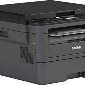 Brother Compact Monochrome Laser Wireless All-in-One Printer HL L239 Series for Business Office - Flatbed Print Copy Scan - 32ppm Print Speed, Duplex Two-Sided Printing, 250-Sheet, USB Printer Cable