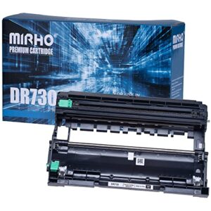 mirho compatible drum unit replacement for brother dr730 dr-730 dr 730 to use with hl-l2370dw hl-l2390dw mfc-l2750dw mfc-l2710dw dcp-l2550dw (drum unit, 1 pack)