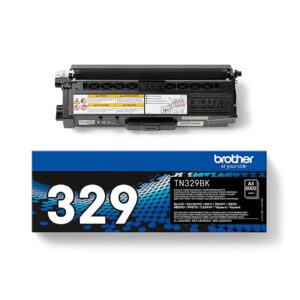 Brother TN-329BK Toner Cartridge, Black, Single Pack, Super High Yield, Includes 1 x Toner Cartridge, Genuine Supplies