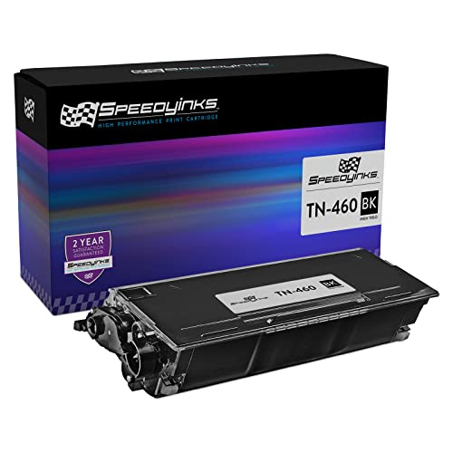 SPEEDYINKS Toner Cartridge Replacement for Brother TN460 High Yield (Black) Compatible with Multi-Function: MFC-1260, MFC-1270, MFC-2500, MFC-8300, MFC-8500, MFC-8600, MFC-8700, and MFC-9600