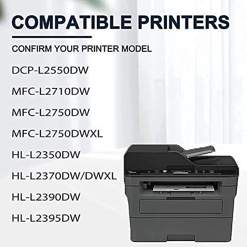 High Yield 1 Pack Black Compatible TN730 TN-730 Toner Cartridge Replacement for Brother DCP-L2550DW MFC-L2710DW L2750DWXL HL-L2350DW L2370DW L2370DWXL L2390DW Printer Toner Cartridge, Sold by ALUMUINK