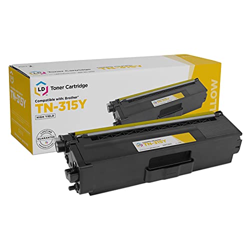 LD Compatible Toner Cartridge Replacement for Brother TN315Y High Yield (Yellow)