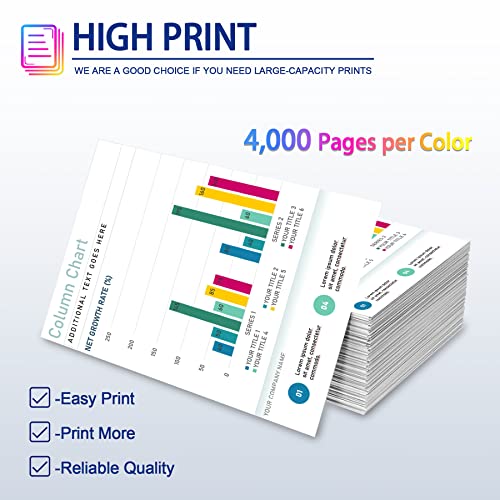 NUCALA Compatible TN315Y TN-315Y TN315Y TN 315Y High-Yield Toner Cartridge TN-315 TN315 Replacement for Brother HL-4140CW HL-4570CDW HL-4570CDWT MFC-9640CDN Printer Ink Cartridge (1-Pack, Yellow)