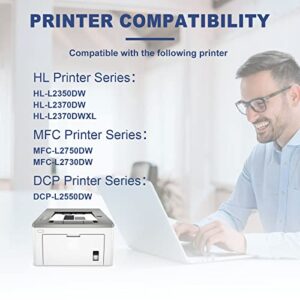 CSSTAR Compatible Toner Cartridge Replacement for Brother TN760 Brother TN730 Toner Compatible with HL-L2370DW, DCP-L2550DW, HL-L2350DW, HL-L2370DWXL, MFC-L2730DW, MFC-L2750DWXL Printer(2 Black)