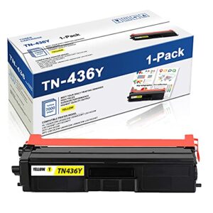 maxcolor tn436y 1 packyellow compatible tn436 tn436 super high yield toner cartridge replacement for brother dcpl8410cdw hll9310cdwt l8360cdwt l8360cdw l8260cdw l9310cdwtt printer toner cartridge.