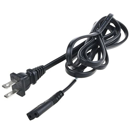 NTQinParts Replacement 2Prong AC Power Cord Cable For Brother XR3340 XR3774 XR9550 XR9550PRW Computerized Sewing Machine