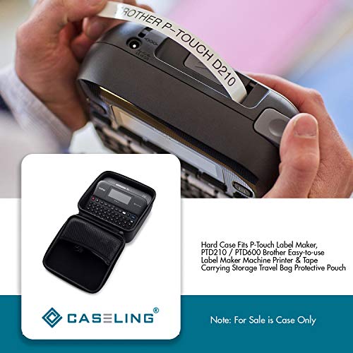 caseling Case Compatible with Ptouch Label Maker PTD600 Label Maker Machine Printer. (Case only)