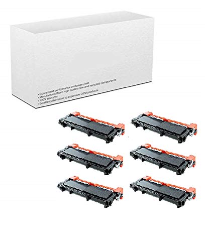 AM-Ink Compatible Toner Cartridge Replacement for Brother TN630 TB-630 TN660 TN-660 High Yield MFC-L2720DW MFC-L2740DW Printer (6-Pack)