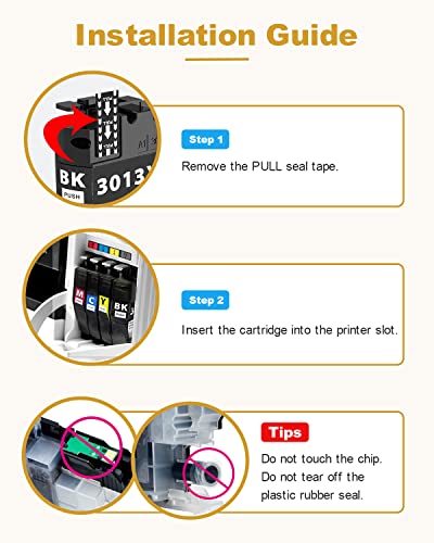 Intactech Compatible Ink Cartridges Replacement for Brother MFC-J491DW LC3013 XL LC3011 Ink Cartridges 2 Black BK High Yield Work with MFC-J491DW MFC-J497DW MFC-J690DW MFC-J895DW Inkjet Printer