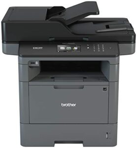 brother monochrome laser printer, multifunction printer and copier, dcp-l5600dn, flexible network connectivity, duplex printing, mobile printing, amazon dash replenishment enabled (renewed)