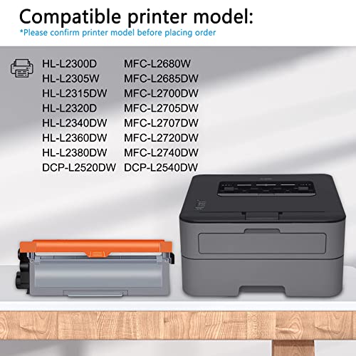 HIYOTA TN-630 TN630 Compatible Black TN630 Toner Cartridge Replacement for Brother TN630 HL-L2300D MFC-L2680W L2700DW L2705DW L2707DW L2720DW L2740DW DCP-L2520DW Printer (TN-630-1PK)