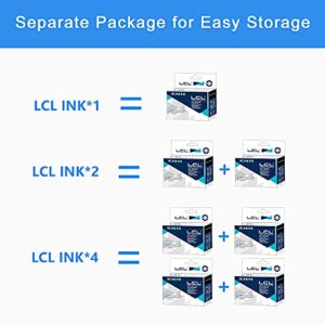 LCL Compatible Ink Cartridge Replacement for Brother LC61 LC-61 LC65 LC61BK LC65BK DCP-J140W 145C 165C 185C 195C 197C 365CN 375CW 535CN 585CW 595CN (5-Pack Black)