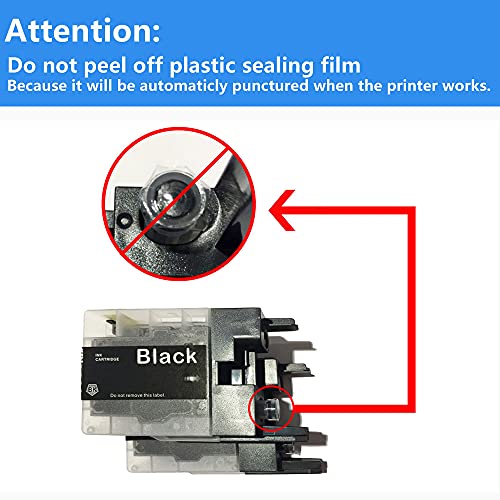 LCL Compatible Ink Cartridge Replacement for Brother LC61 LC-61 LC65 LC61BK LC65BK DCP-J140W 145C 165C 185C 195C 197C 365CN 375CW 535CN 585CW 595CN (5-Pack Black)