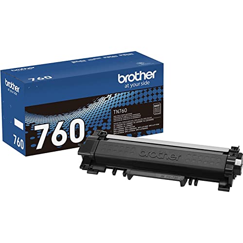 TN760 Toner Cartridge Replacement for Brother TN760 High Yield Black Toner,1 Pack