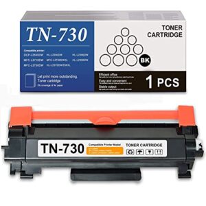 MaxColor TN730 1 Pack(Black) Compatible TN-730 Toner Cartridge Replacement for Brother MFC-L2710DW L2750DW L2750DWXL HL-L2395DW L2350DW L2370DW/DWXL L2390DW DCP-L2550DW Printer Toner Cartridge.