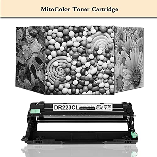 2-Black (1Drum+1Toner) Compatible DR223CL DR-223CL Drum Unit TN223 TN223BK Replacement for Brother HL-L3210CW L3230CDW L3270CDW L3290CDW MFC-L3710CW L3750CDW L3770CDW Printer