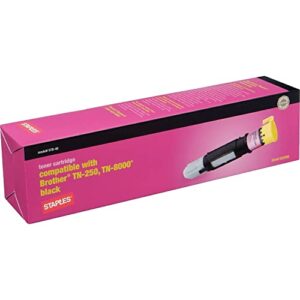 staples remanufactured toner cartridge replacement for brother tn-250 (black)