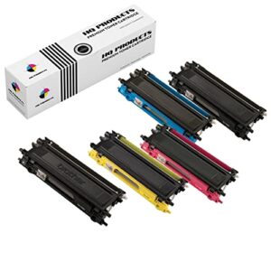 hq products remanufactured replacement toner cartridge brother tn115 bcym set plus 1xbk for hl-4040cn, 4040cdn, 4070cdw, mfc-9440cn, 9450cdn, 9840cn, 9840cdw, 9842cdw, 9940cn, dcp-9040cn