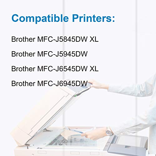 DOUBLE D LC3037 Ink Cartridges Compatible Replacement for Brother LC3037 LC3037XXL LC3039, High Yield use with MFC-J6945DW MFC-J5845DW XL MFC-J5945DW MFC-J6545DW XL 4BK+2C+2M+2Y(10 Pack)